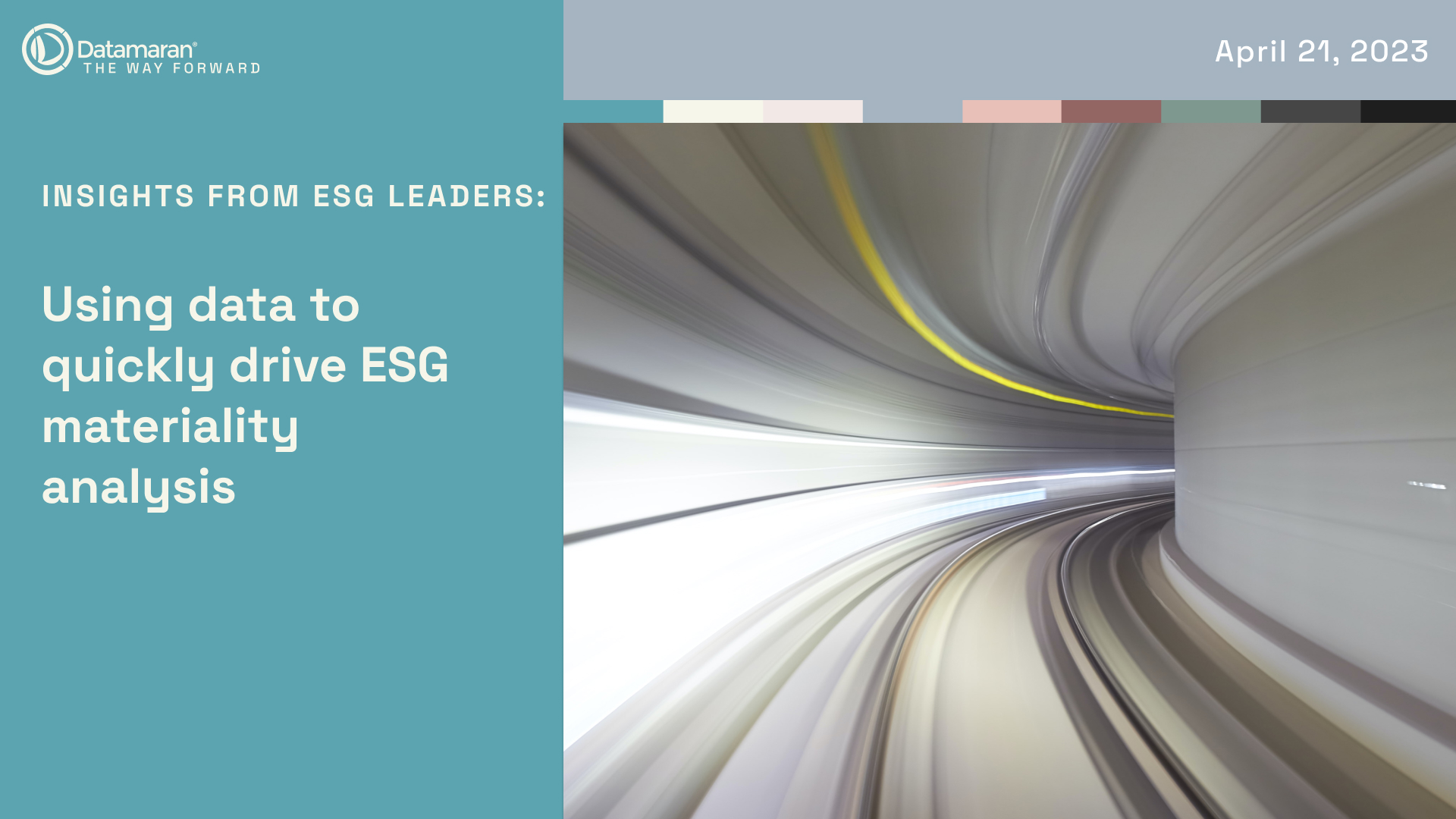 Using data to quickly drive ESG materiality analysis Using data to quickly drive ESG materiality analysis